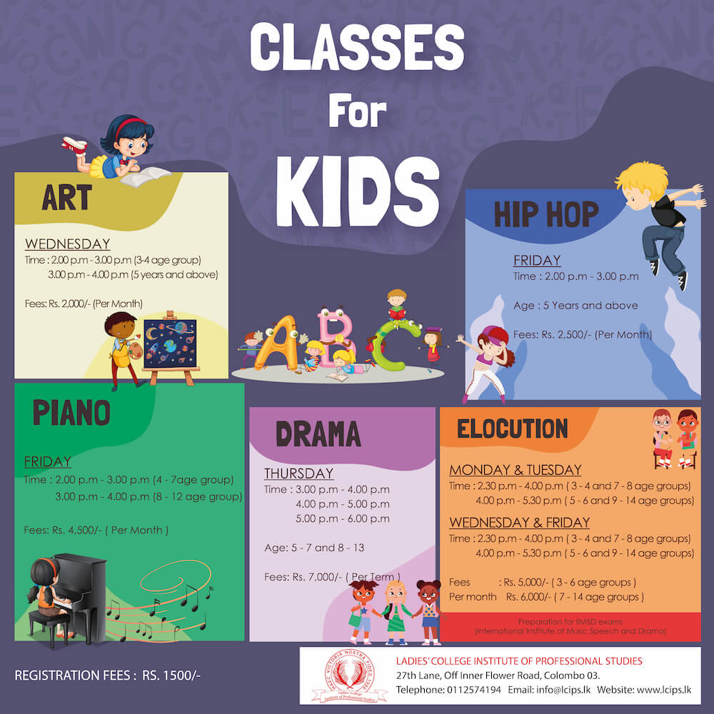 Courses for Children – LCIPS
