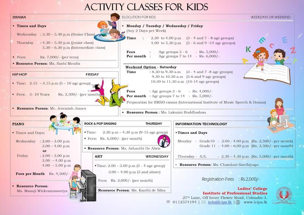 Courses for Children – LCIPS