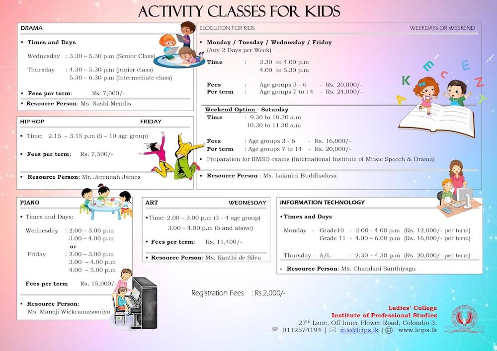 Courses for Children – LCIPS